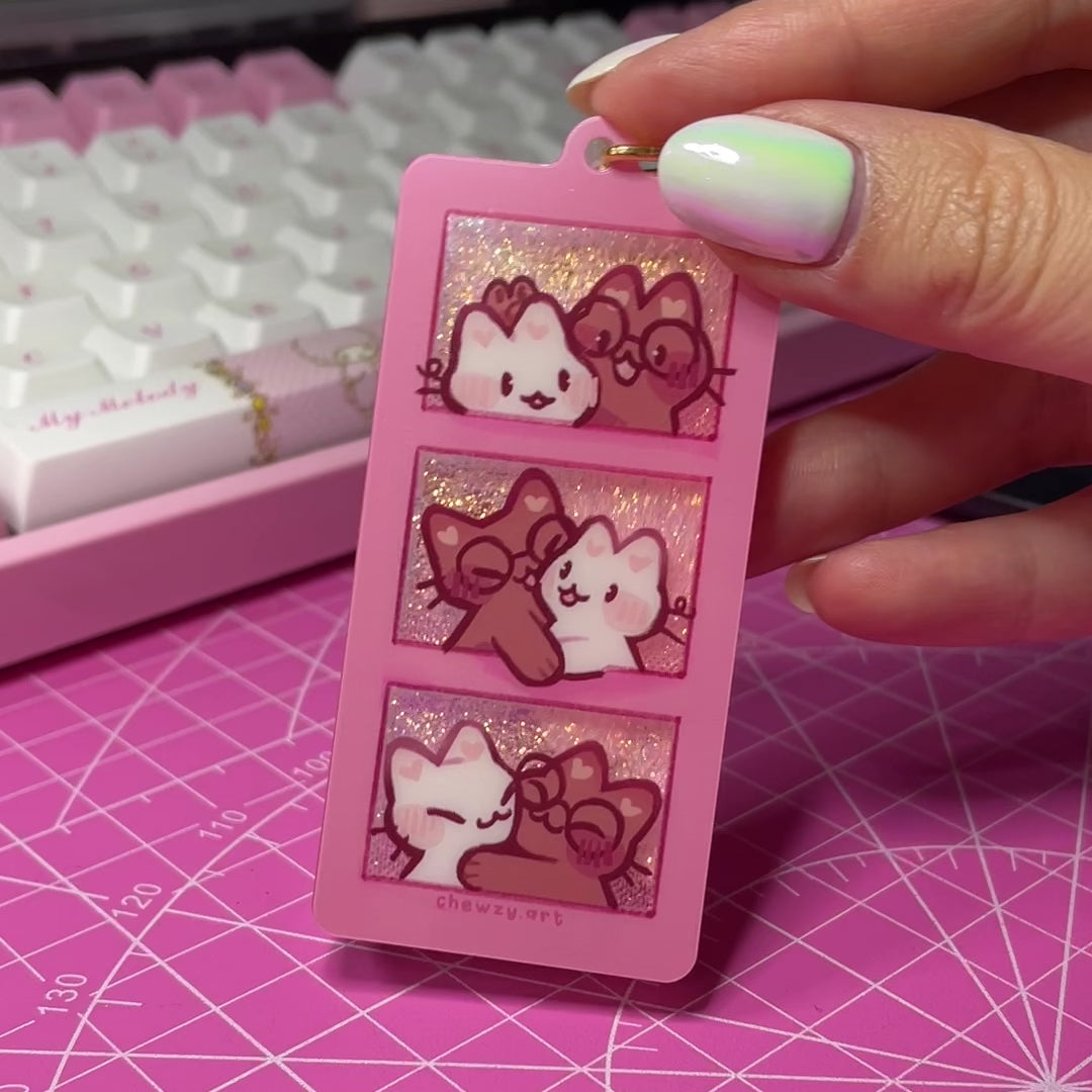 Photobooth ♥ Quicksand Keychain – chewzy.art